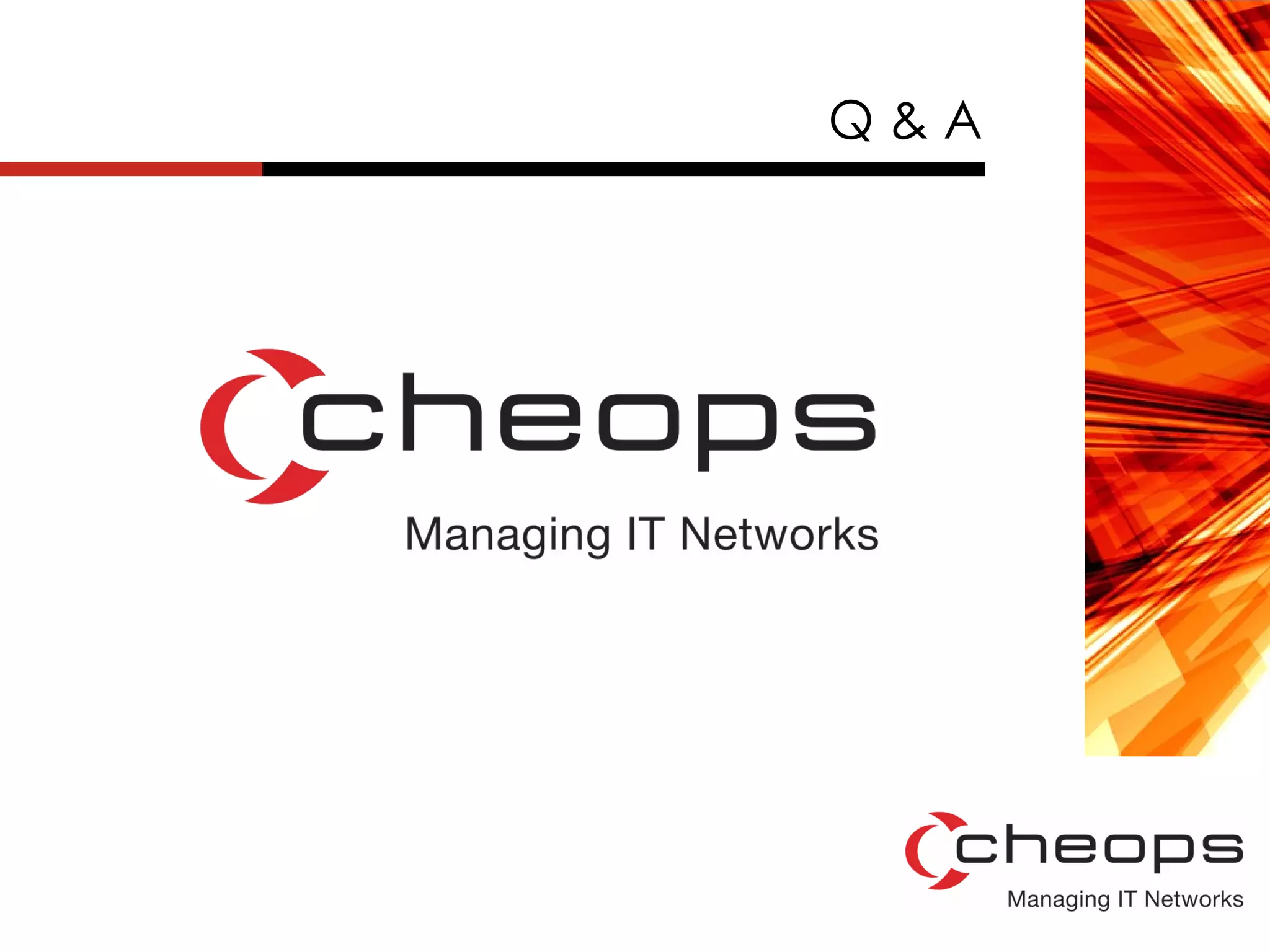 Cheops Company Presentation | PPT | Free Download
