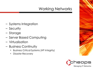 Cheops Company Presentation | PPT