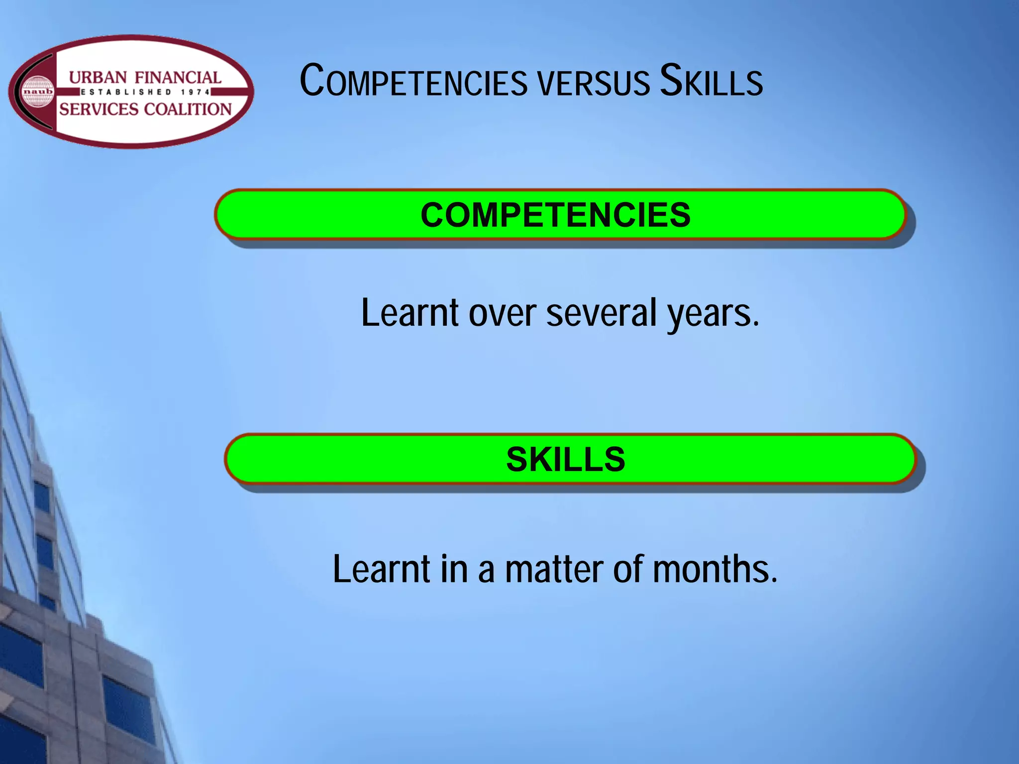 Competencies Versus Skills | PDF