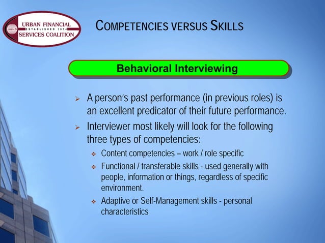 Competencies Versus Skills | PDF | Resume Writing and Advice | Job Search