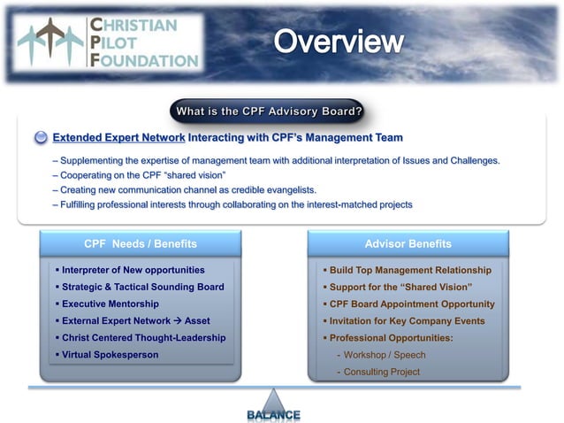 Cpf Advisory Board | PPT