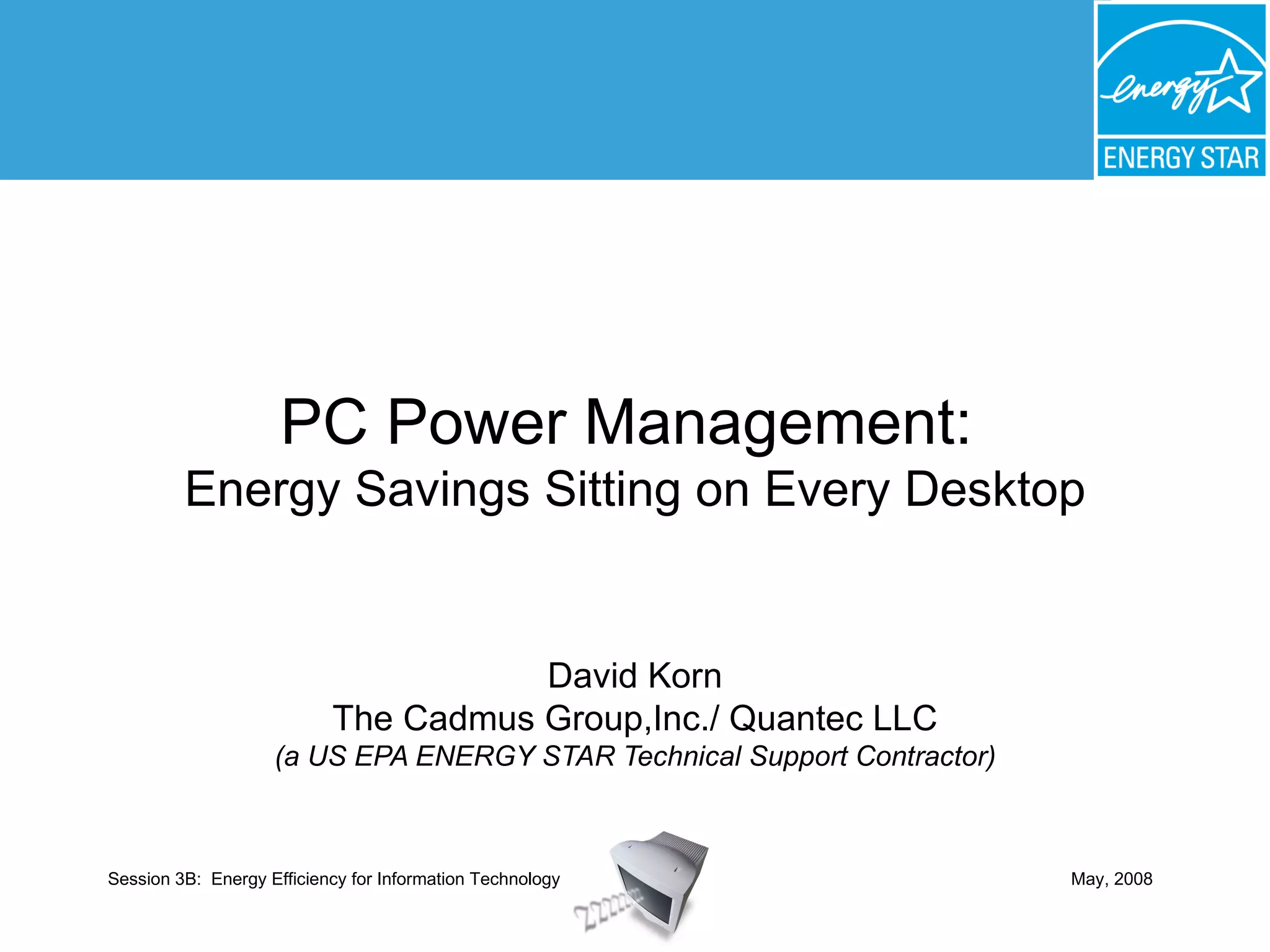 Computer Power Management | PPT
