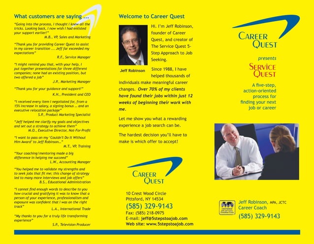 Career Quest Brochure | PDF