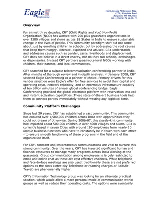 Cry Case Study 10 1 08 | PDF