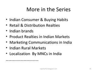 Marketing in India Series - Nature of Indian Market | PPT