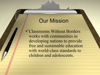 Classrooms Without Borders | PPT