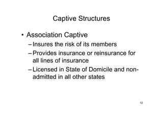 Captive Insurance Basics | PDF