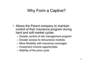 Captive Insurance Basics | PDF