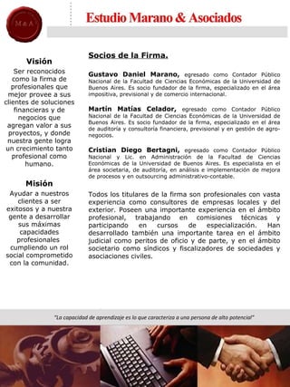 Estudio Marano & Asociados | PPT