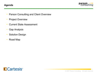 Cartesis Reporting Blue Print | PPT