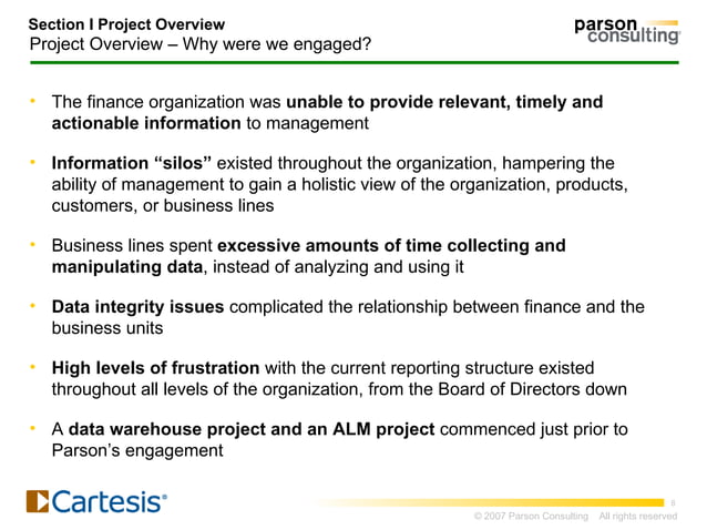 Cartesis Reporting Blue Print | PPT | Business Accounting & Finance ...