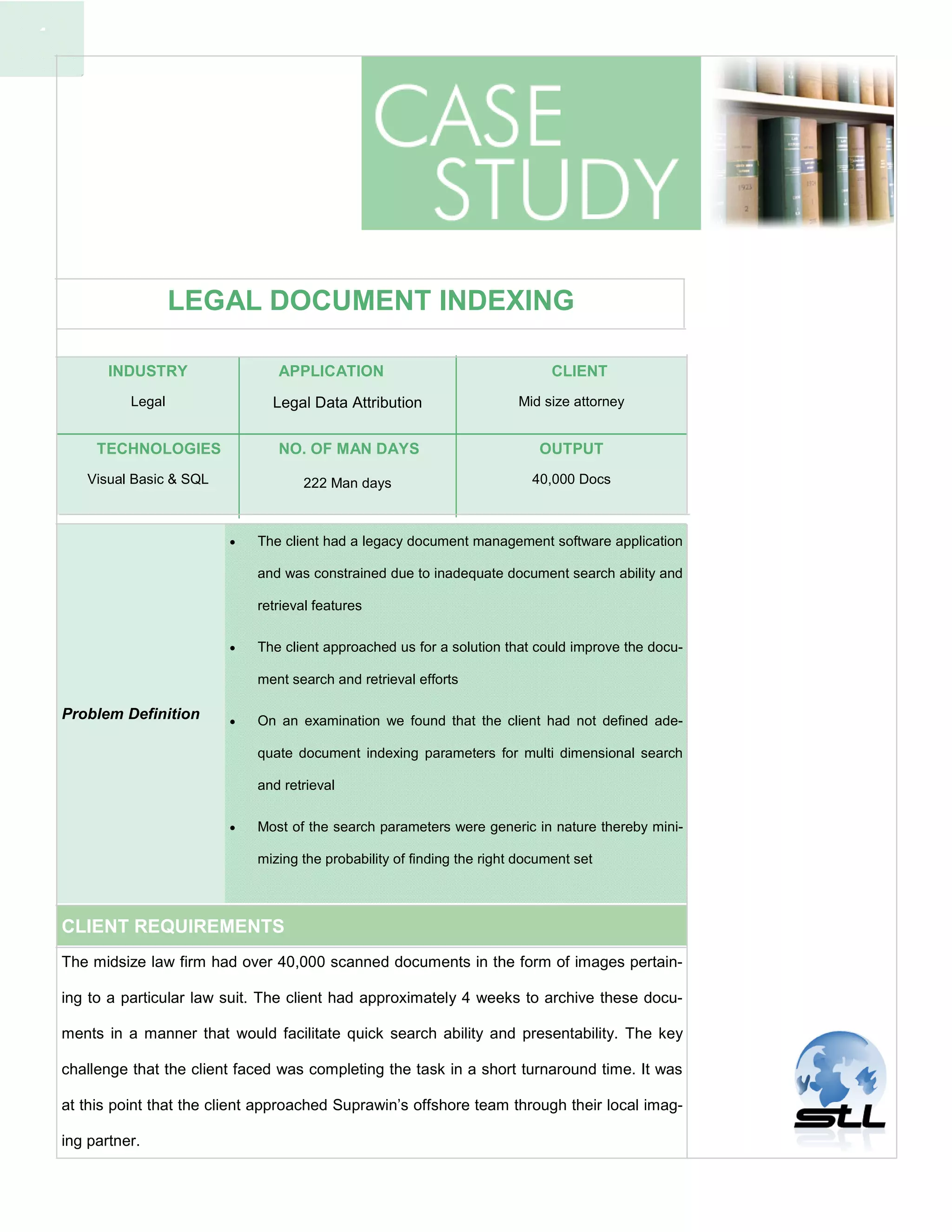 Case Study Litigation Coding | PDF
