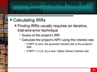 Chapter 09 Capital Budgeting | PPT