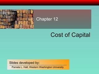 Chapter 12 Cost Of Capital | PPT