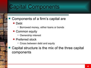 Chapter 12 Cost Of Capital | PPT