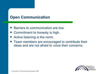 Characteristics Of High Performance Teams | PPT