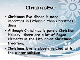 Christmas In Lithuania | PPT