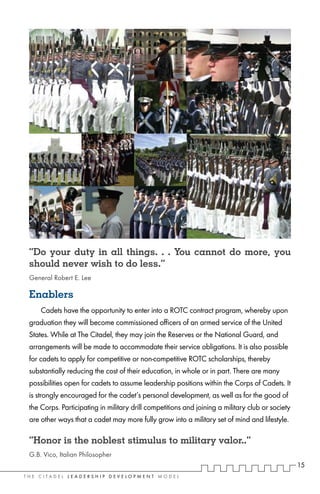 Citadel Leadership Brochure | PDF