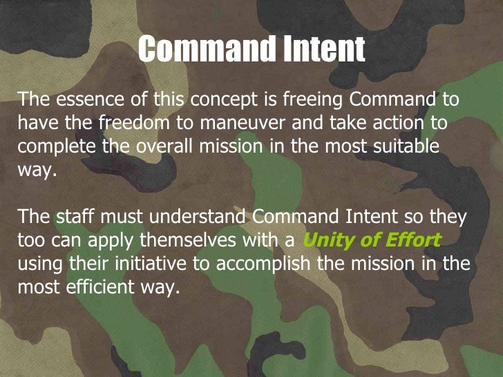 Command Intent