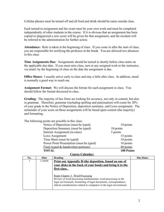 Computer Skills 2009 Syllabus | PDF