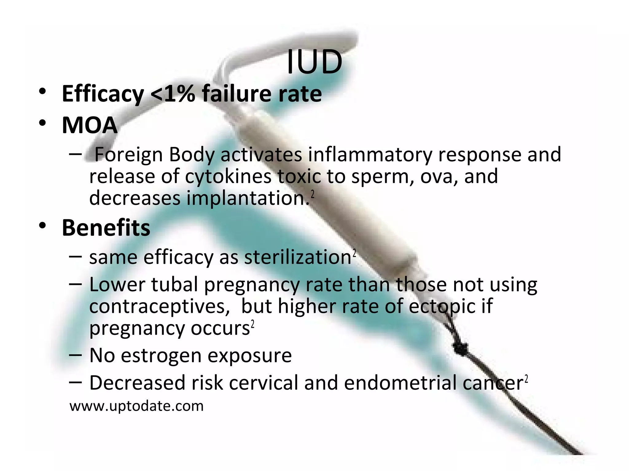 Methods of Contraception | PPT