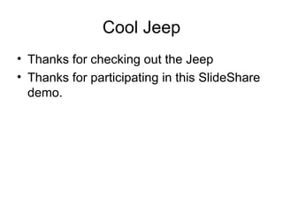 Cool Jeep | PPT