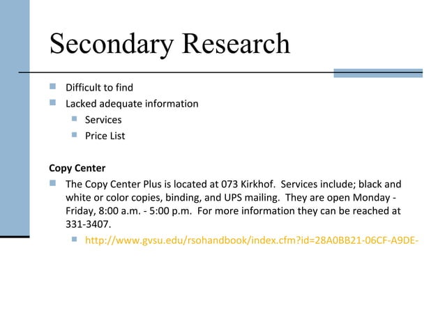Copy Center Plus Presentation | PPT