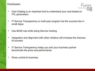 Cost Catalog Giving Control To Your Business V1 0 | PPT