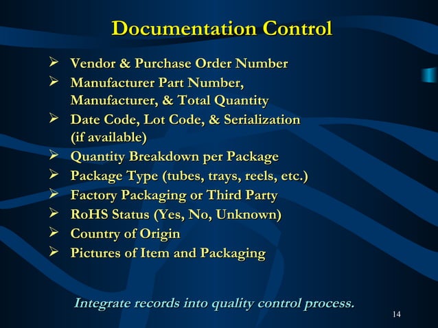 Counterfeit Part Avoidance | PPT