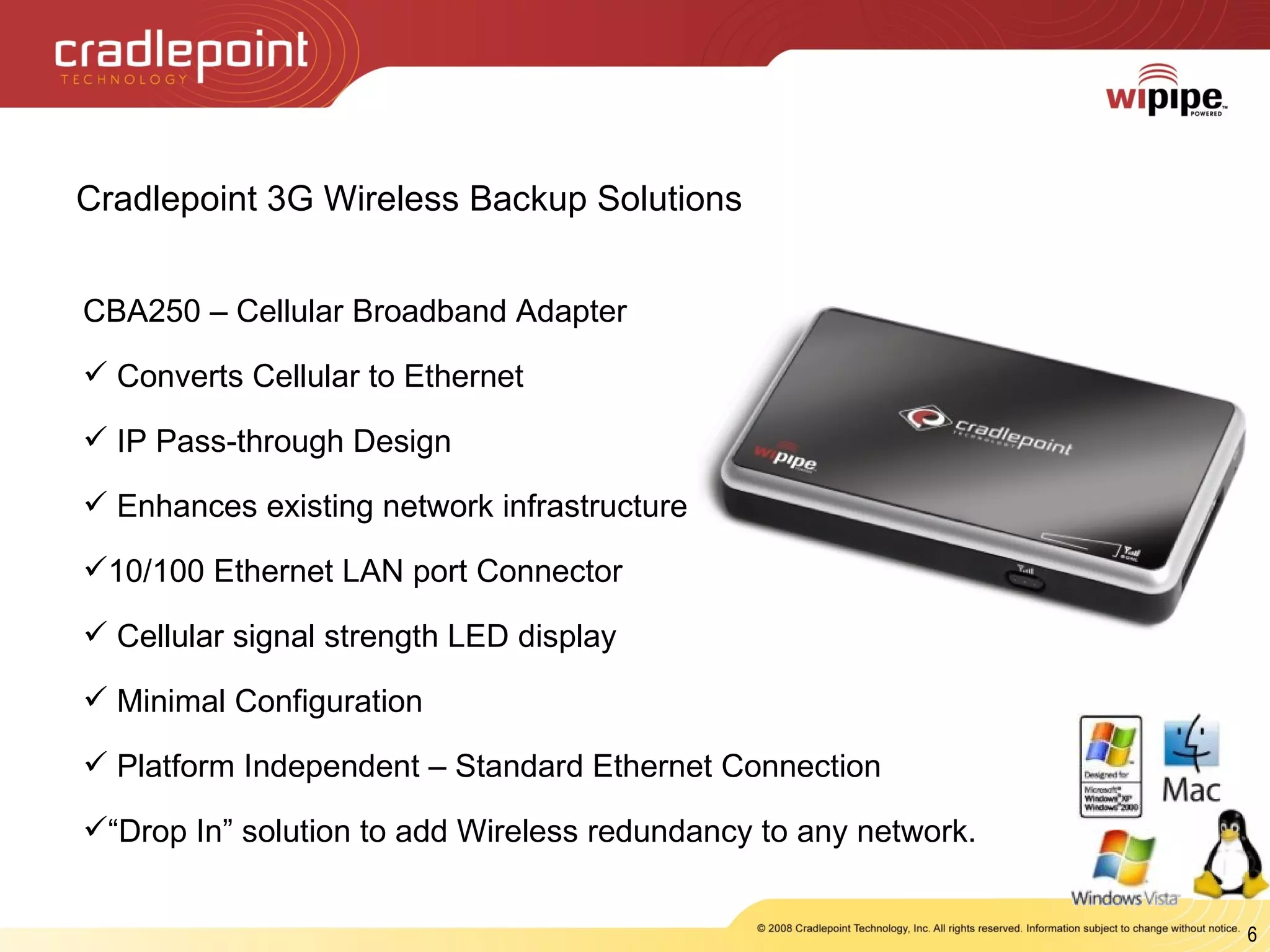 Cradlepoint Key Applications Final | PPT