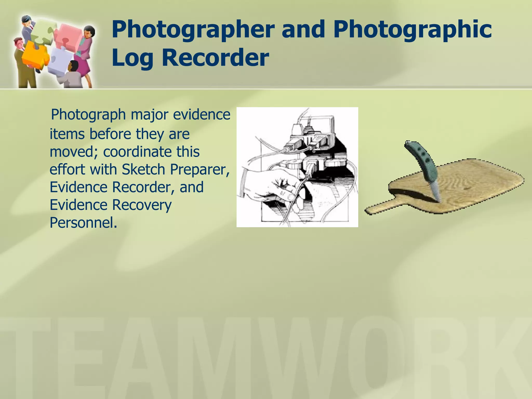 Crime Scene Response Guidelines | PPT