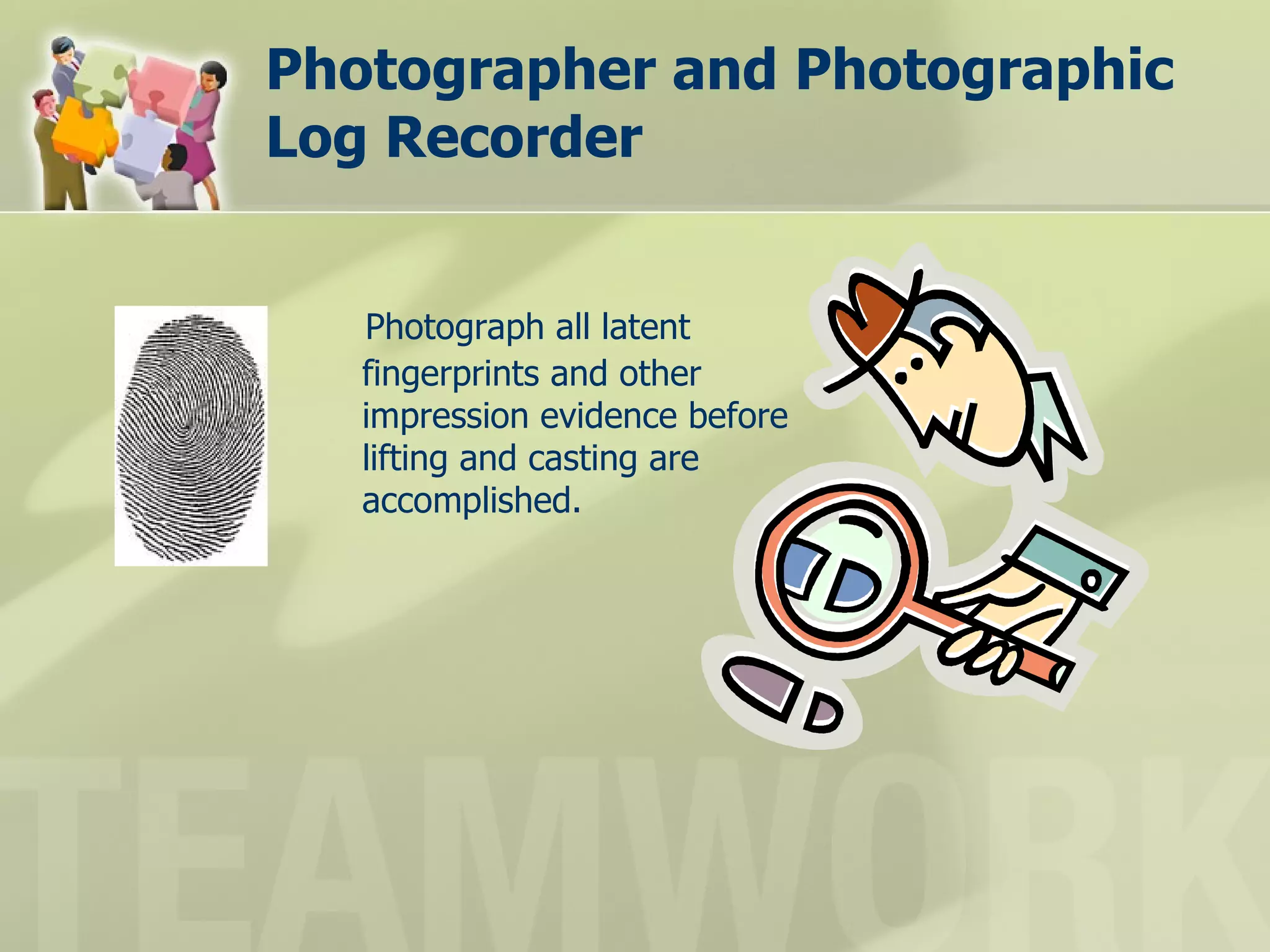 Crime Scene Response Guidelines | PPT