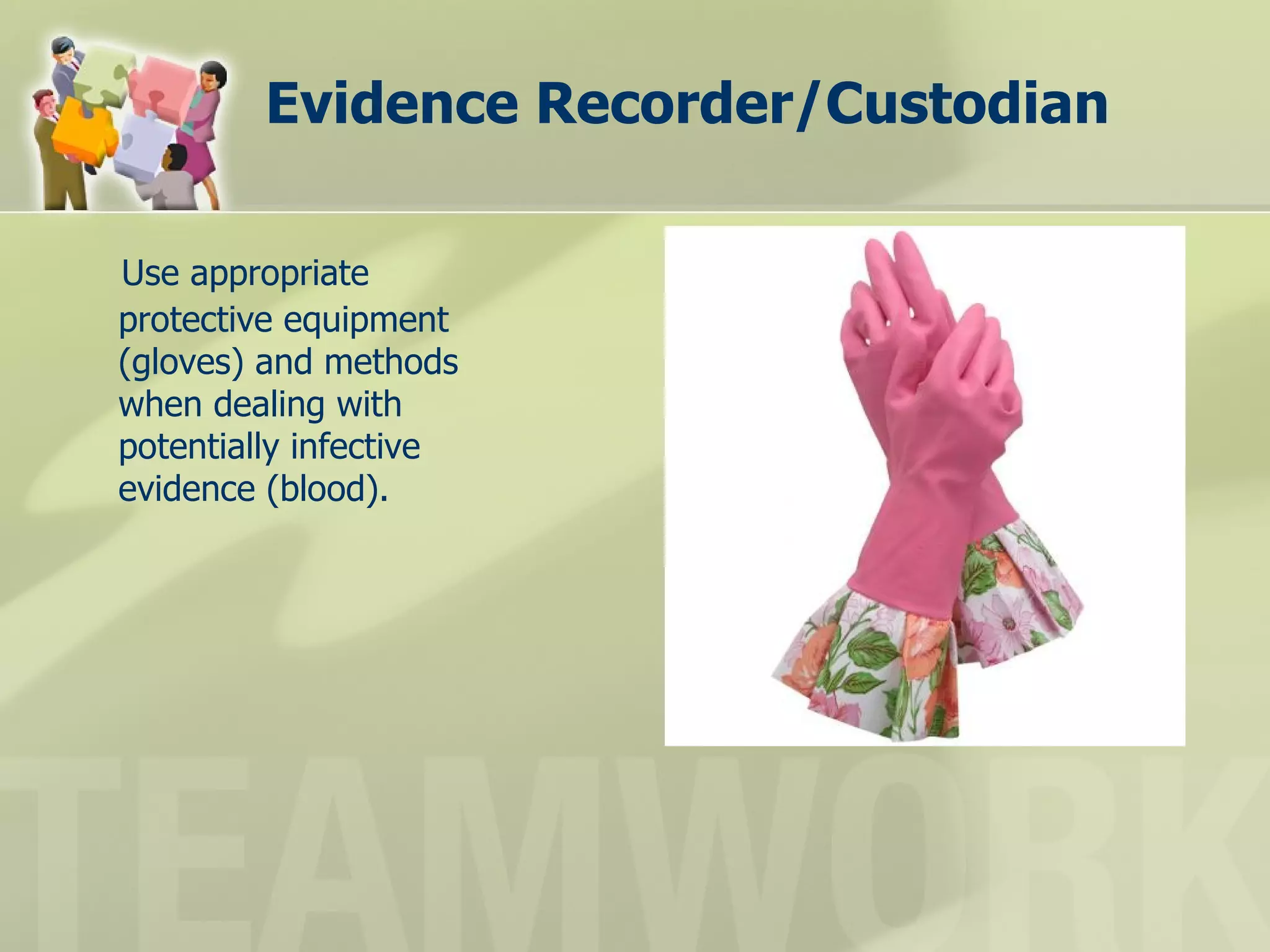Crime Scene Response Guidelines | PPT