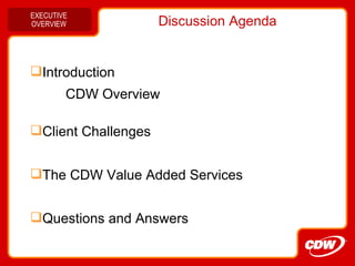 CDW and You | PPT