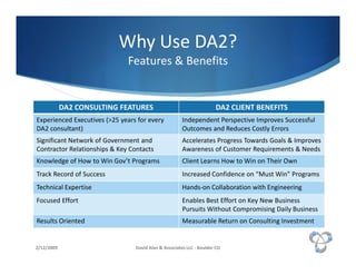 DA2 2009 Capabilities Presentation | PPT