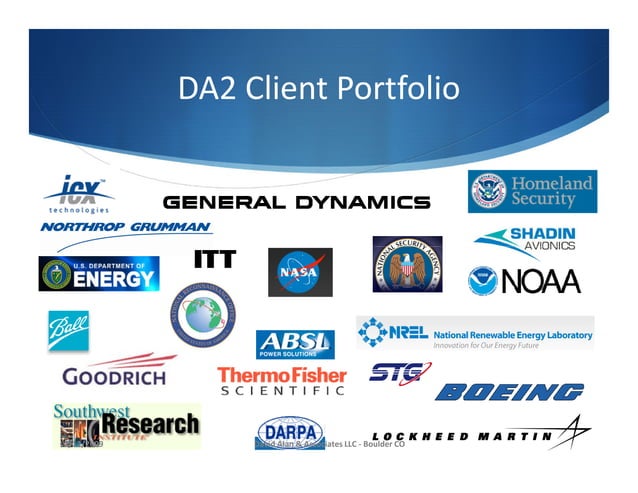 DA2 2009 Capabilities Presentation | PPT