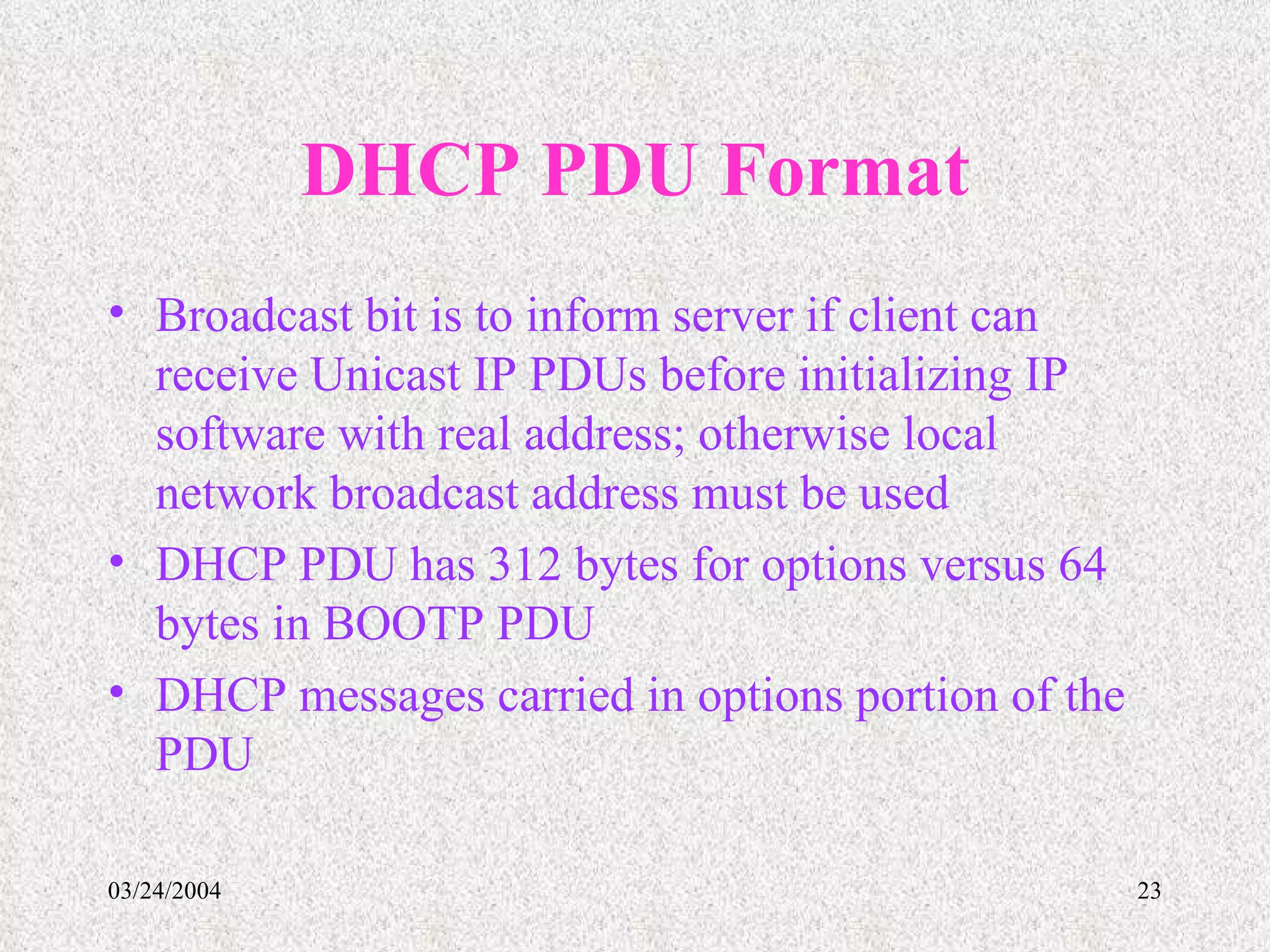 DHCP Server & Client Presentation | PPT
