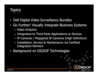 Digiop Release Of Dell Digital Video Management Surveillance Bundles | PPT