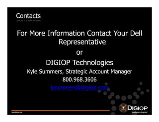 Digiop Release Of Dell Digital Video Management Surveillance Bundles | PPT