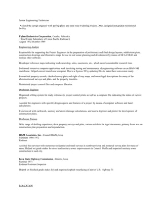 Dlb Resume | DOC