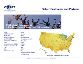 DPC DoD Capabilities 2008 | PPT