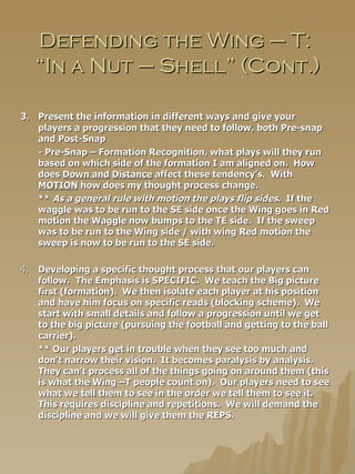 Defending The Wing T Offense | PPT