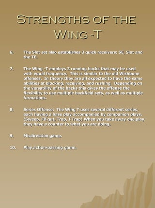 Defending The Wing T Offense | PPT