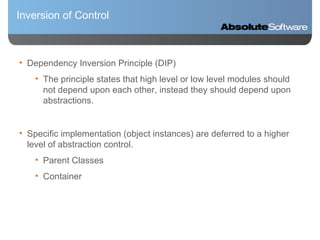 Dependency Injection & IoC | PPT