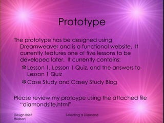 Instructional Design Brief | PPT