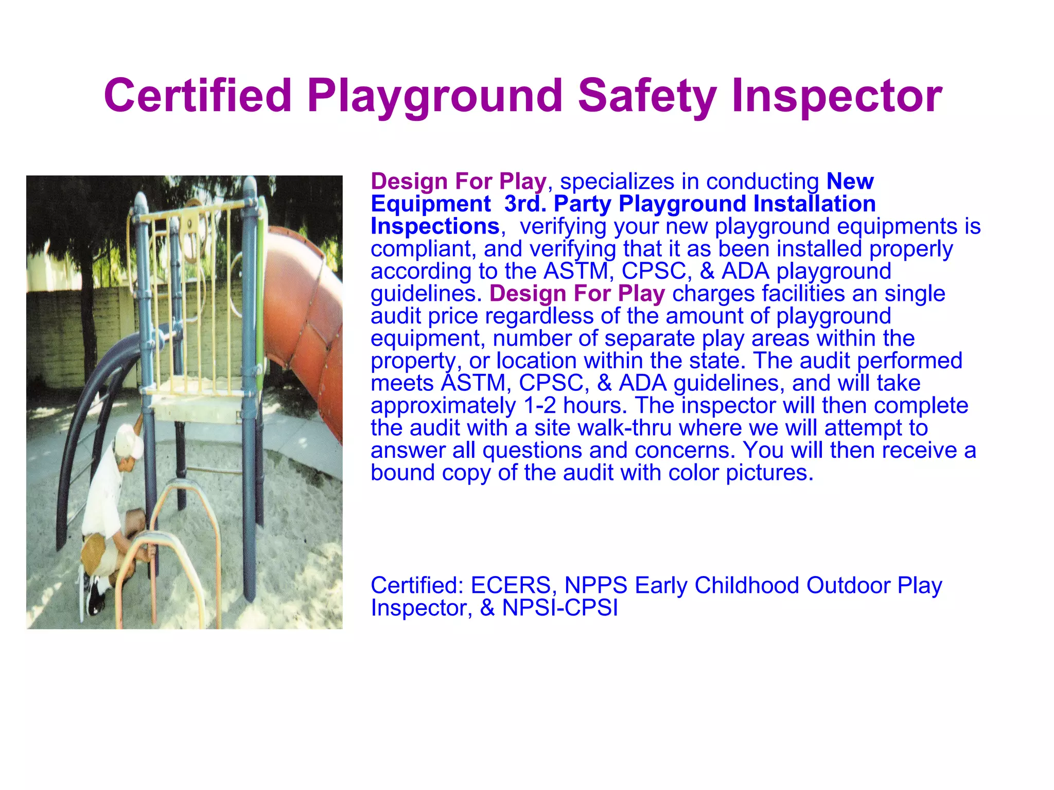 Design For Play Presentation | PPS