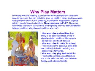 Design For Play Presentation | PPS