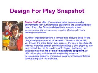 Design For Play Presentation | PPT