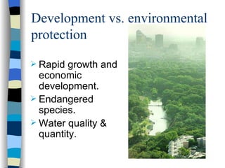 Development And The Environment | PPT