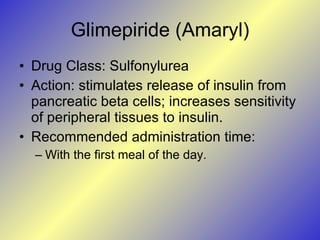 Diabetes Medications | ODP